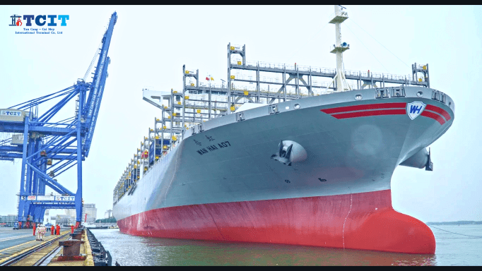 WARMLY WELCOME THE LARGEST CONTAINER VESSEL OF WAN HAI LINES TO EVER ...