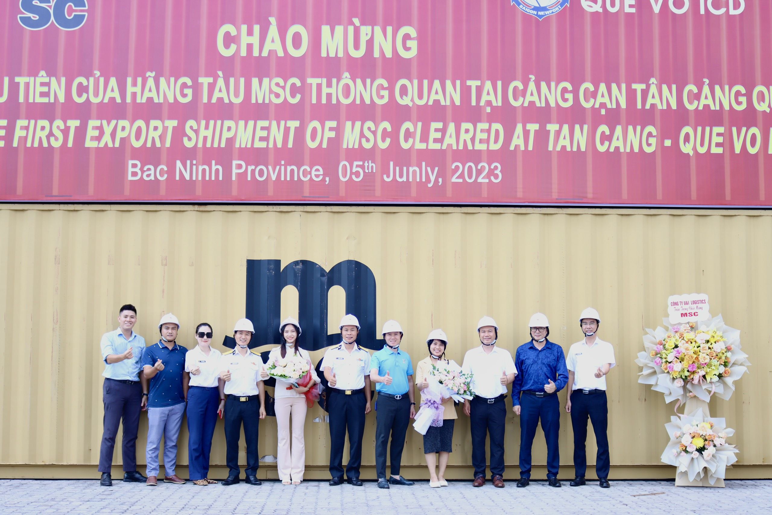 MSC Shipping line deploys the first export shipment having customs ...